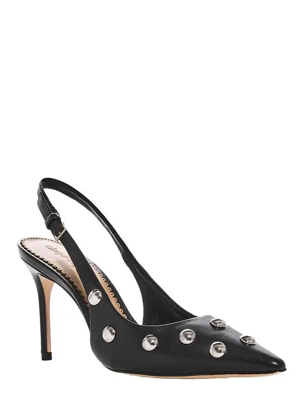 Cinq À Sept Rhonda Embellished Leather Pumps - Black