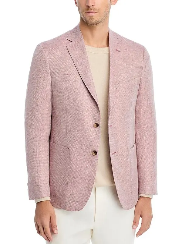 Bloomingdale'S Classic Fit Soft Jacket - Coral