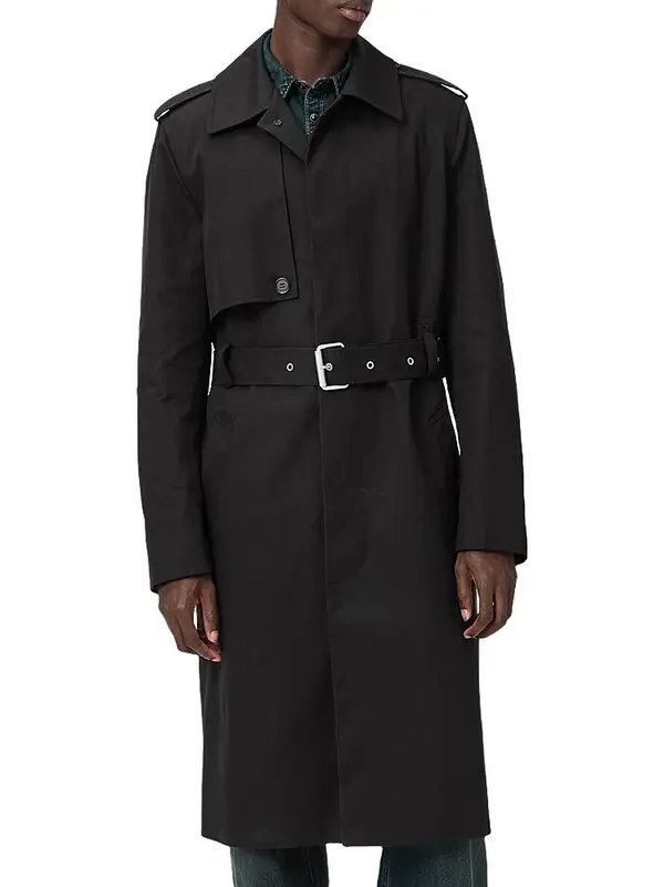 ALLSAINTS Bastille Trench Coat - Black