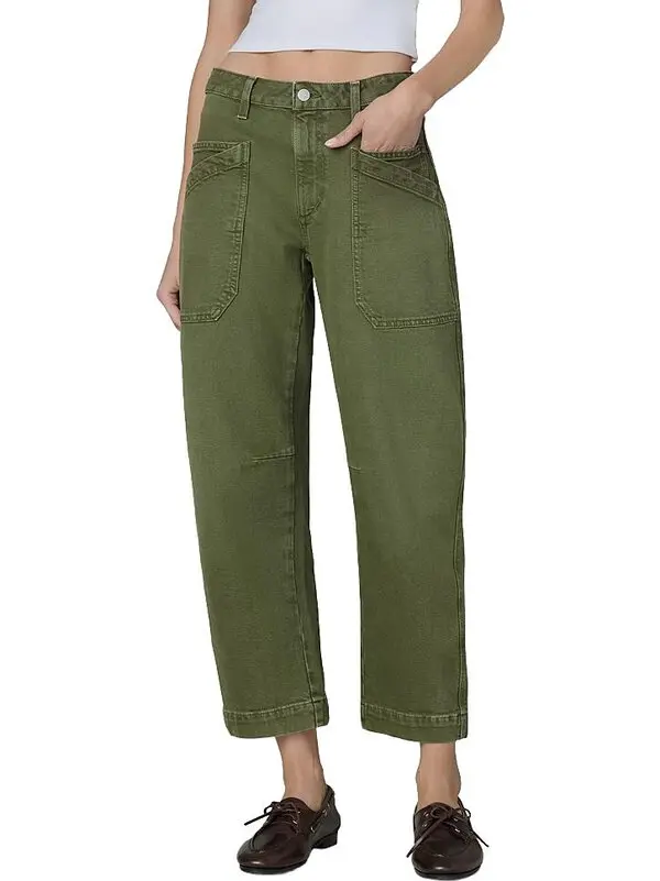 Joe's Jeans The Double Pocket Barrel Jeans - Winter Moss