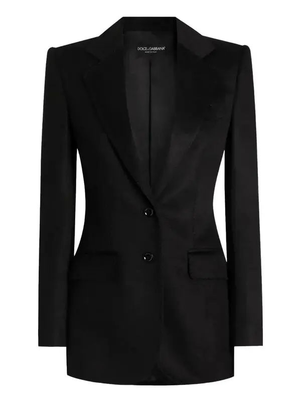 Dolce & Gabbana Single-breasted Blazer - Black