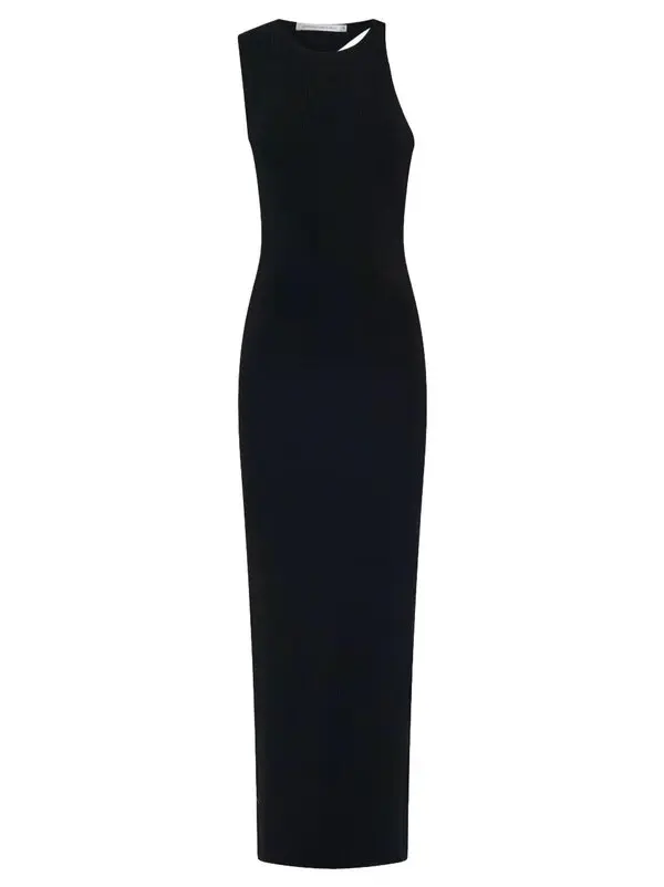 Christopher Esber Resin-embellished Column Maxi Dress - Black