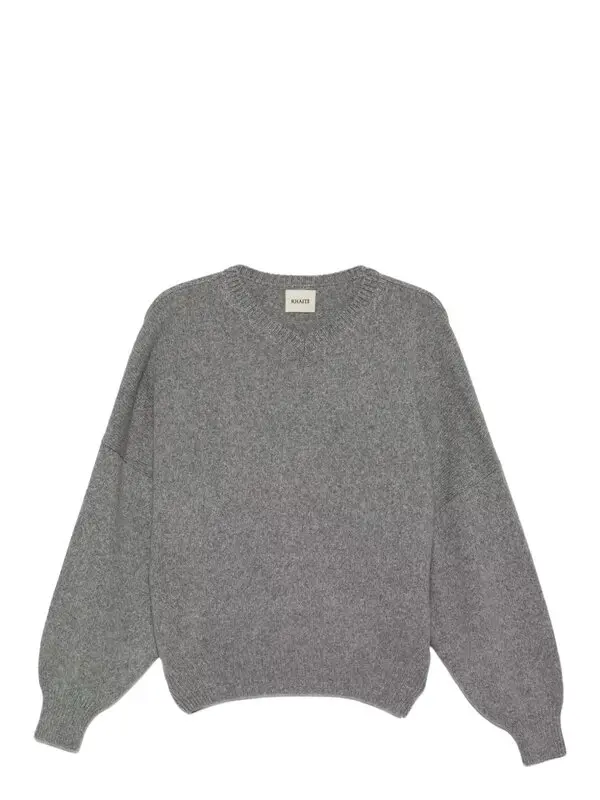 Khaite Wolfe Cashmere Sweater - Grey