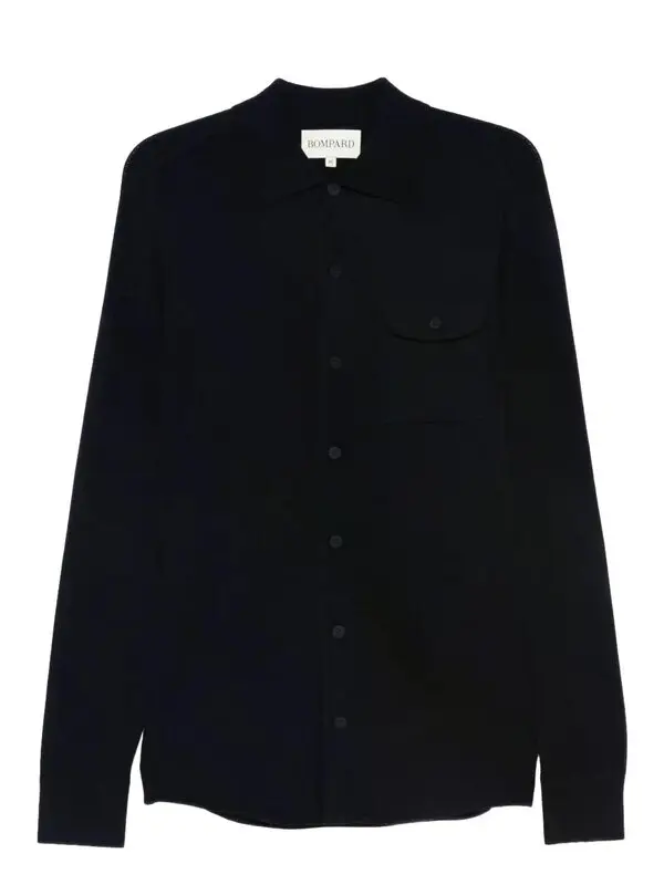 Eric Bompard Flap-pocket Shirt - Blue