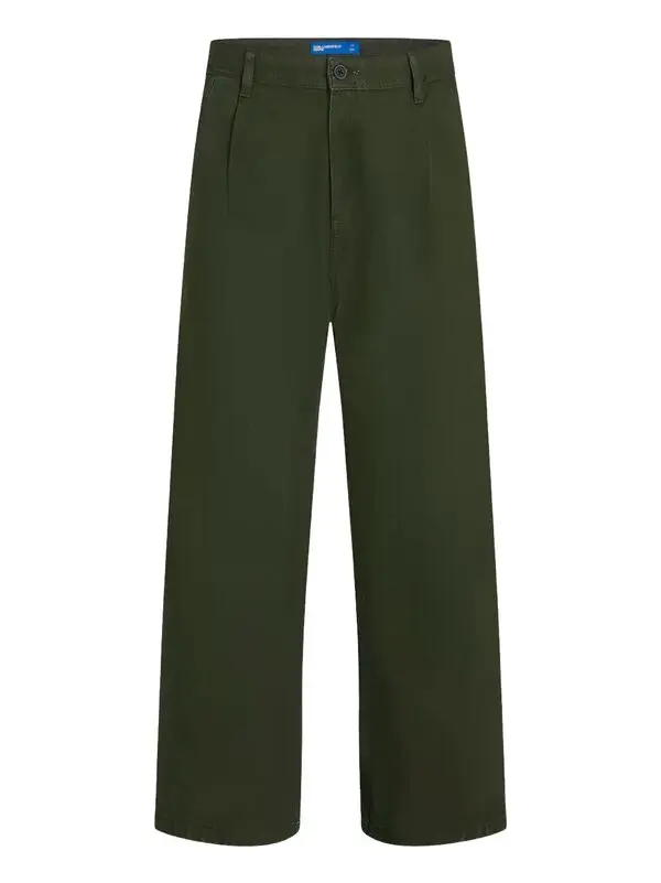 Karl Lagerfeld Relaxed-fit Chino Trousers - Green