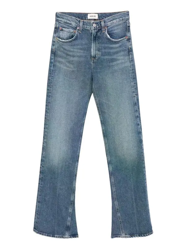 AGOLDE Kick Boot Jeans - Blue