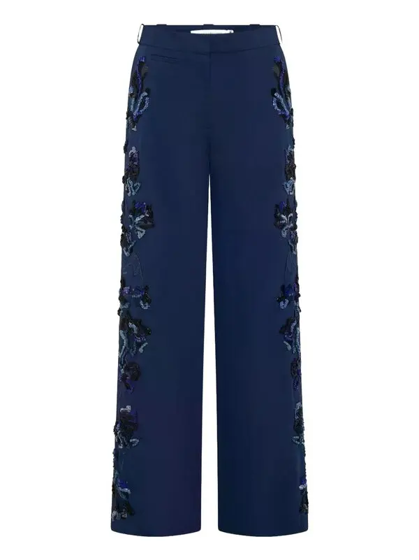 Christopher Esber Duke Embellished Trousers - Blue