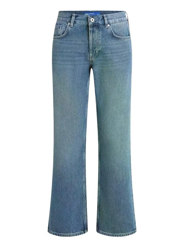Karl Lagerfeld Organic-cotton Jeans - Blue