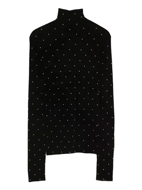 Rabanne Stud-embellished Jumper - Black