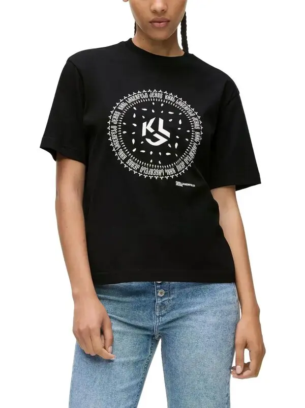 Karl Lagerfeld Logo-print T-shirt - Black