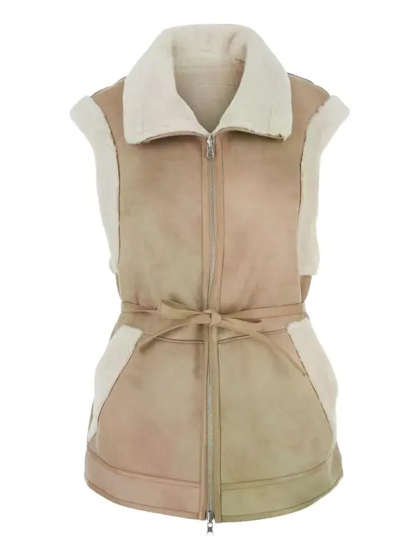 URBANCODE Belted Gilet - Neutrals