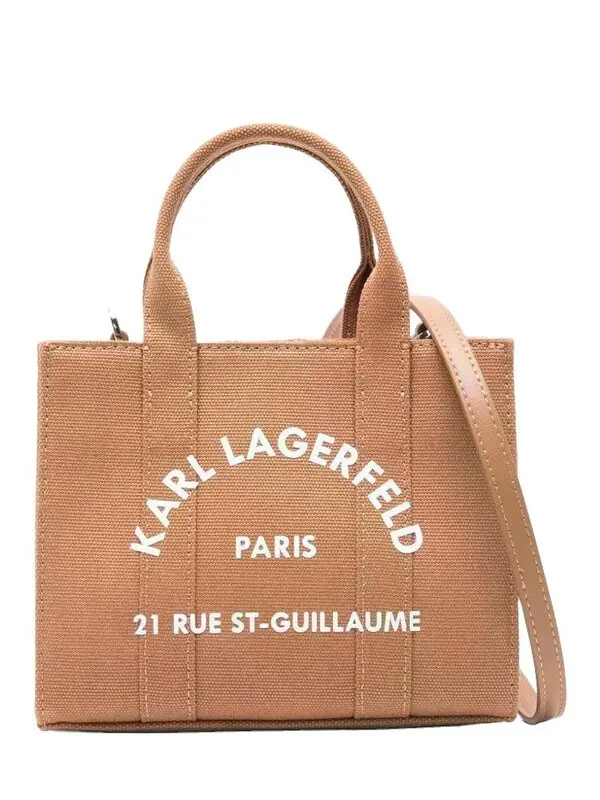 Karl Lagerfeld Mini Rue St-guillaume Tote - Brown