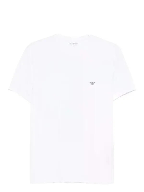 Emporio Armani Detail-logo T-shirt - White