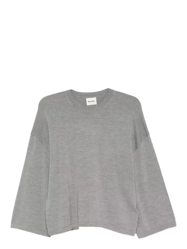 Khaite Darcy Wool Sweater - Grey