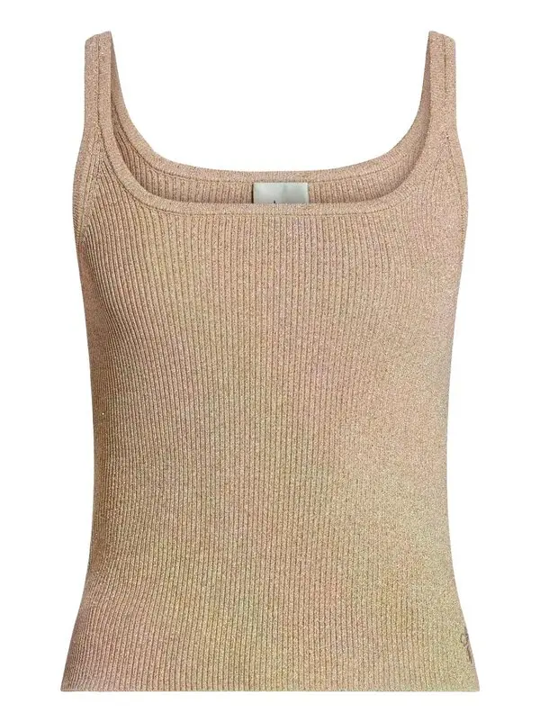 Aje Embroidered-logo Tank Top - Pink