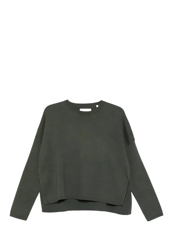 Marc O'polo Crew-neck Ribbed Sweater - Green