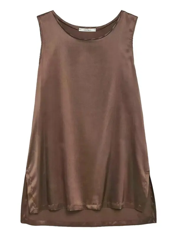 Malìparmi Sleeveless Top - Brown