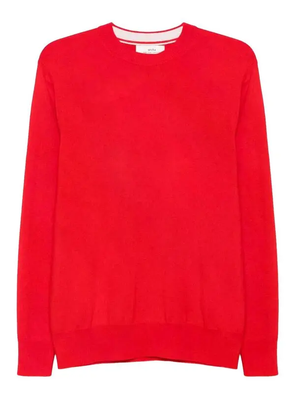 Arch4 Crew-neck Cashmere Sweater - Red