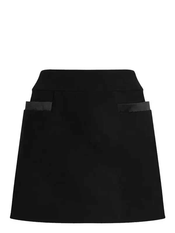 Dolce & Gabbana Mini Skirt With Pocket Detail - Black