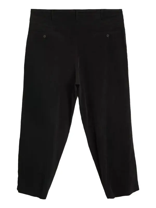 Yohji Yamamoto Drawstring Trousers - Black