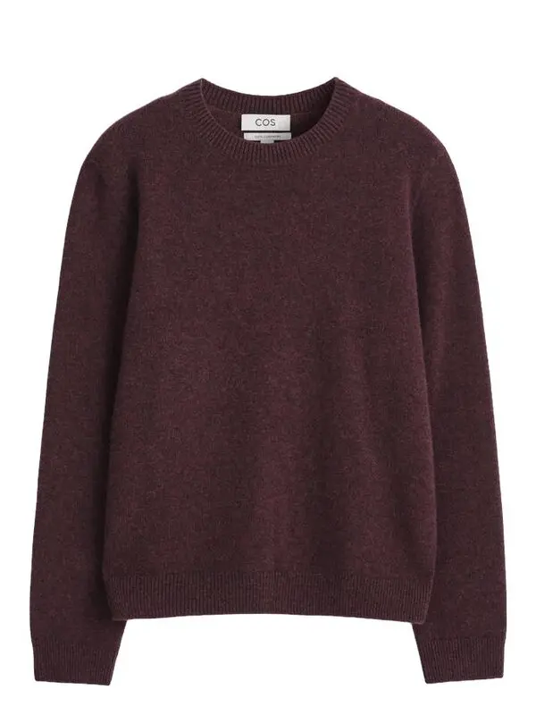 Cos Cashmere Crew-neck Sweater - Red