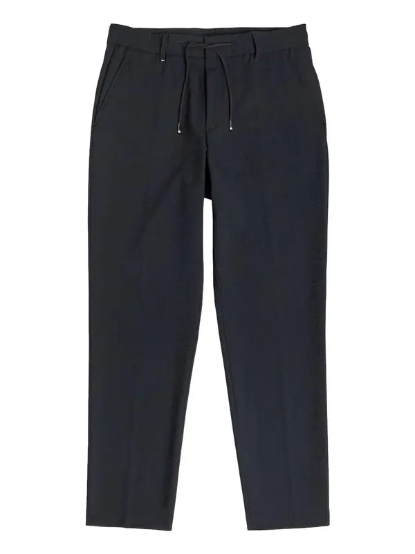 Hugo Boss Seersucker Trousers - Navy