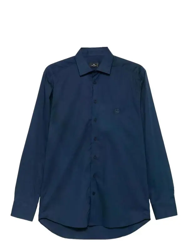 Etro Long-sleeve Button-down Shirt - Blue