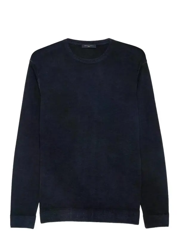 DANIELE FIESOLI Crew-neck Wool Sweater - Blue