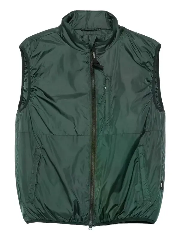 Aspesi Zip-fastening Gilet - Green
