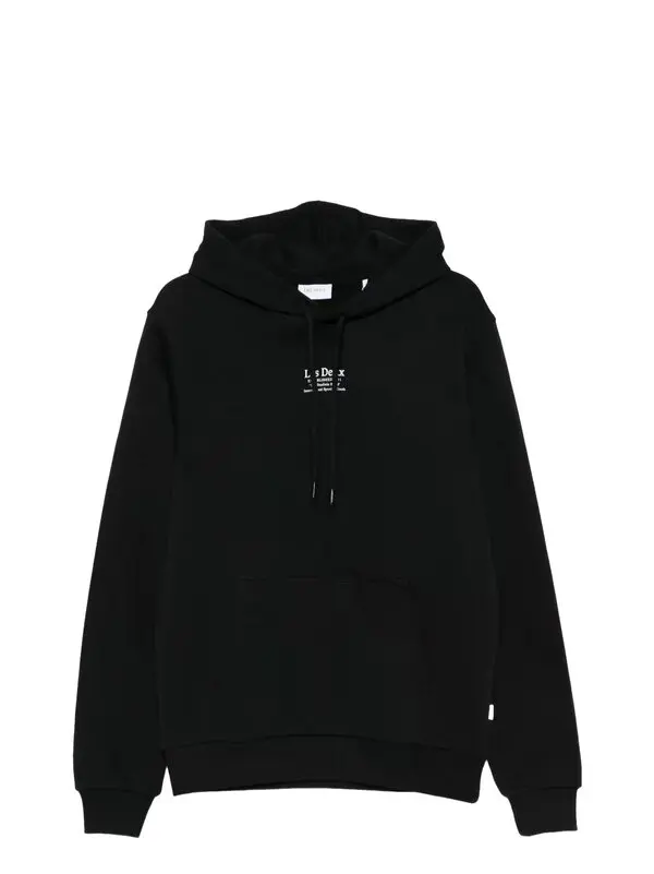 LES DEUX Established Logo Hoodie - Black