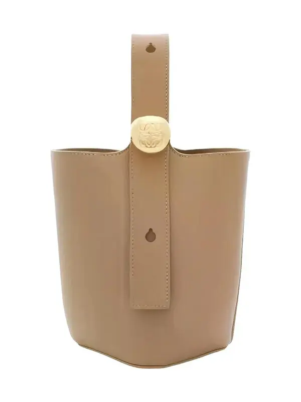 Loewe Pebble Bucket Mini Bag - Brown