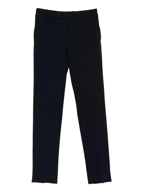 LARDINI Elasticated-waistband Trousers - Blue