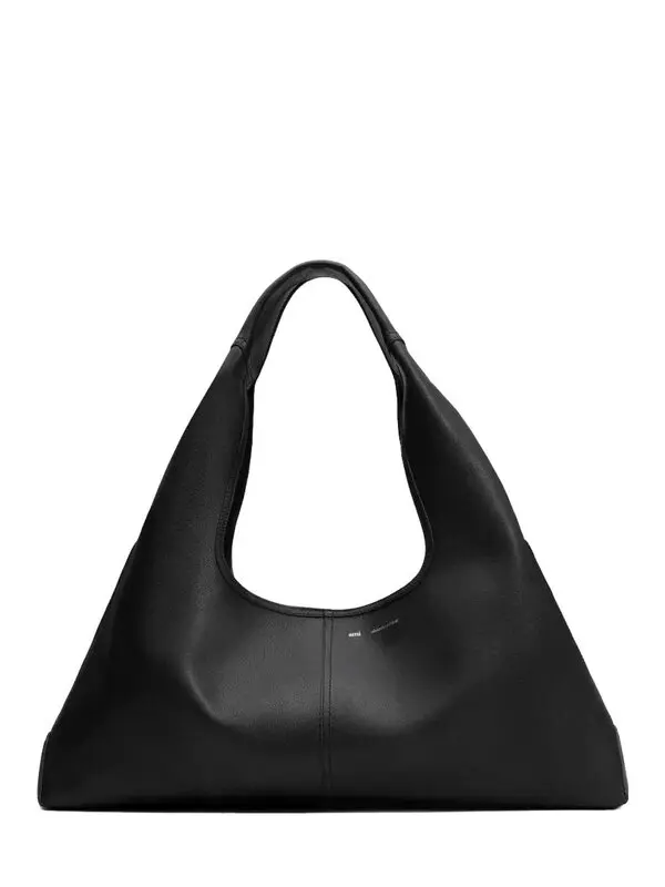 Ami Etienne Leather Shoulder Bag - Black
