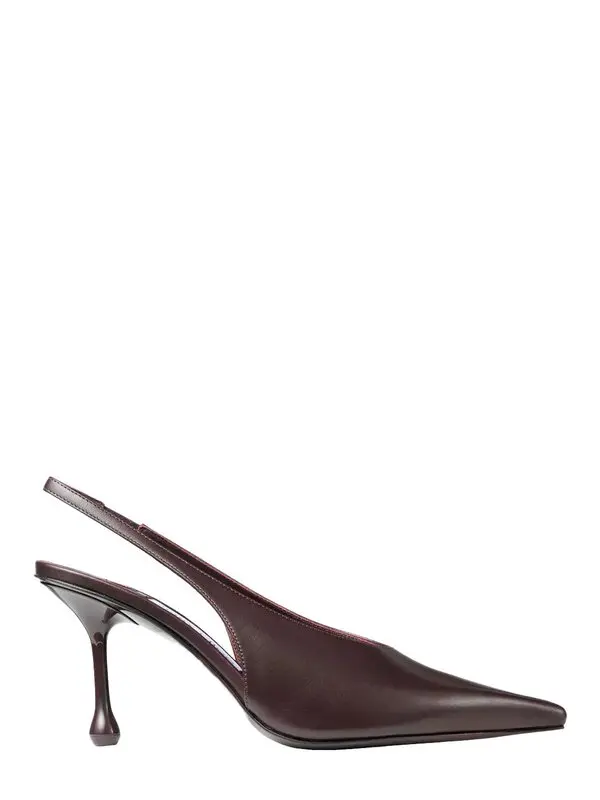 JIMMY CHOO 80mm Isa Slingback Pumps - Brown