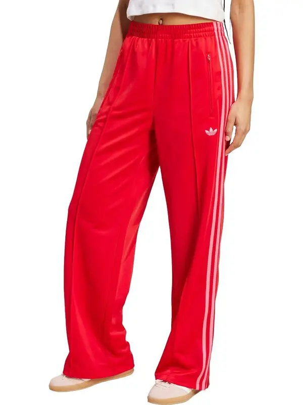 Adidas Firebird Recycled Polyester Track Pants - Better Scarlet/lucid Pink