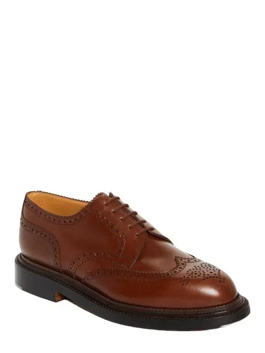 J.M. WESTON Triple Sole Wingtip Derby - Tan