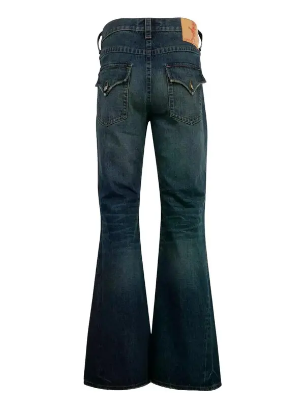 Cout De La Liberte Twisted Cotton Jeans - Blue