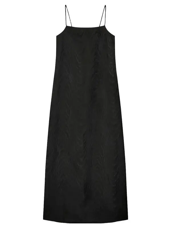 RÓHE Indy Slip Maxi Dress - Black