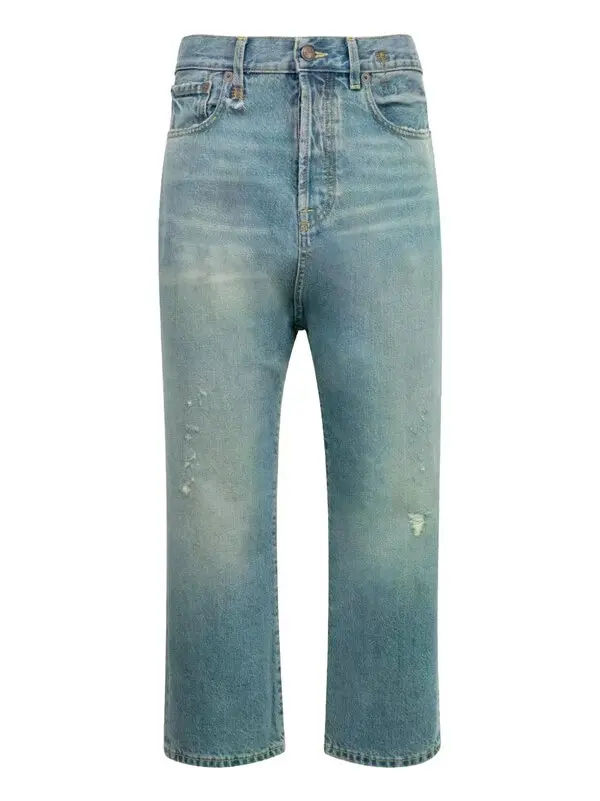 R13 Frayed-edge Jeans - Blue