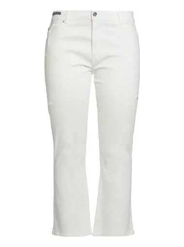 CONTE OF FLORENCE Bootcut Gabardine Pants - White
