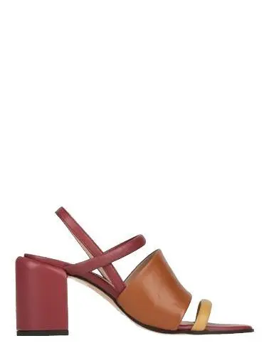 IXOS Leather Ankle Strap Sandals - Brown