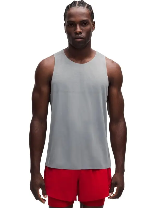 Lululemon Fast And Free Tank - Feather Grey