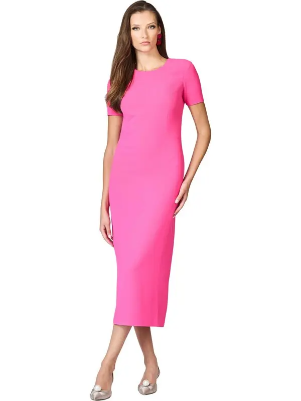 Sachin & Babi Tamara Stretch Crepe Dress - Cerise