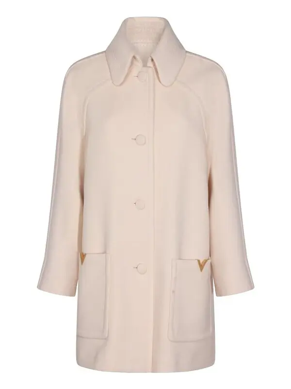 Valentino Garavani Tailored Wool Coat - Betulla