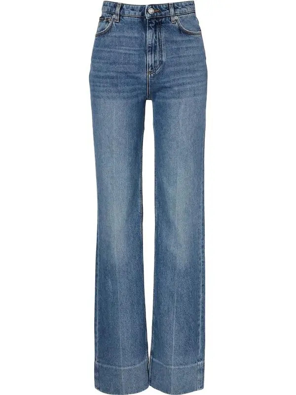Dolce & Gabbana High-rise Straight Jeans - Blue