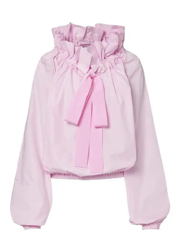 Patou Iconic Cotton Poplin Blouse - Pink