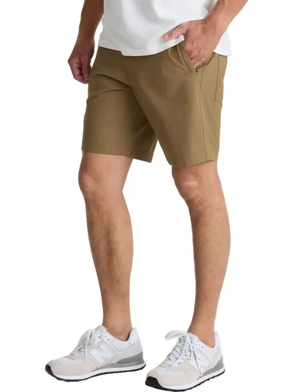 ROARK Layover Pro Traveler Shorts - Dark Khaki