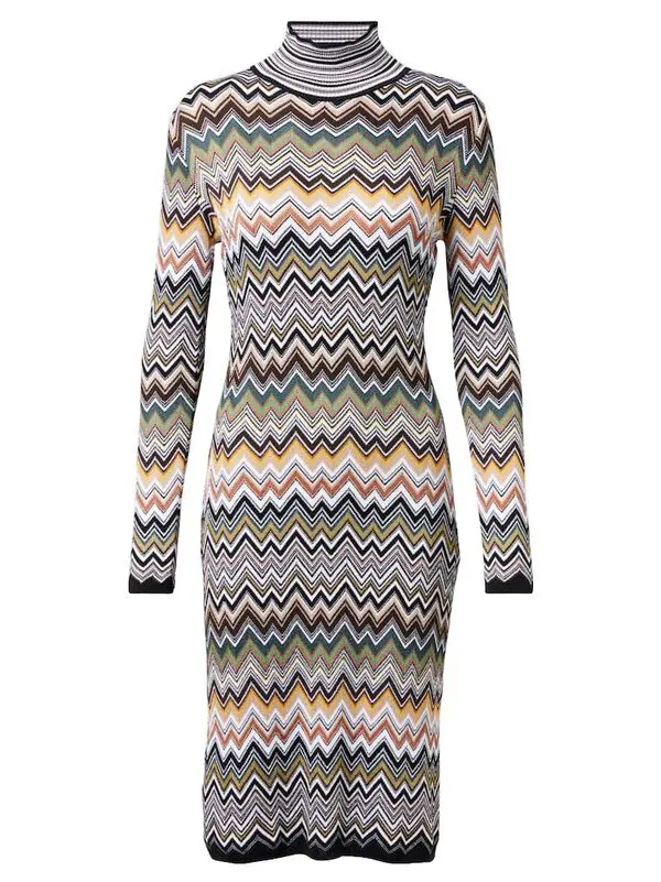 Missoni Zigzag Midi Dress - Multicoloured