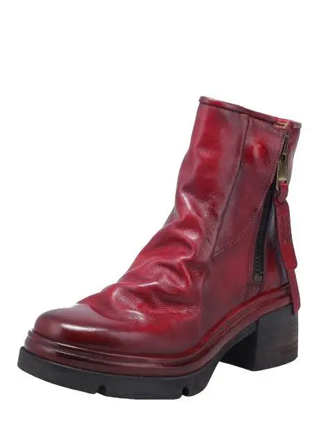 A.S.98 Ethan Platform Bootie - Cranberry