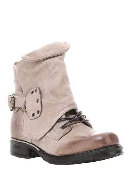 A.S.98 Simon Ii Moto Bootie - Taupe